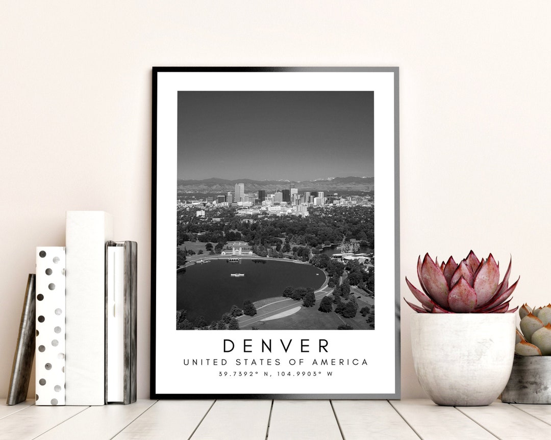 Denver Print Wall Art Denver City Print Art Denver Painting Printable ...