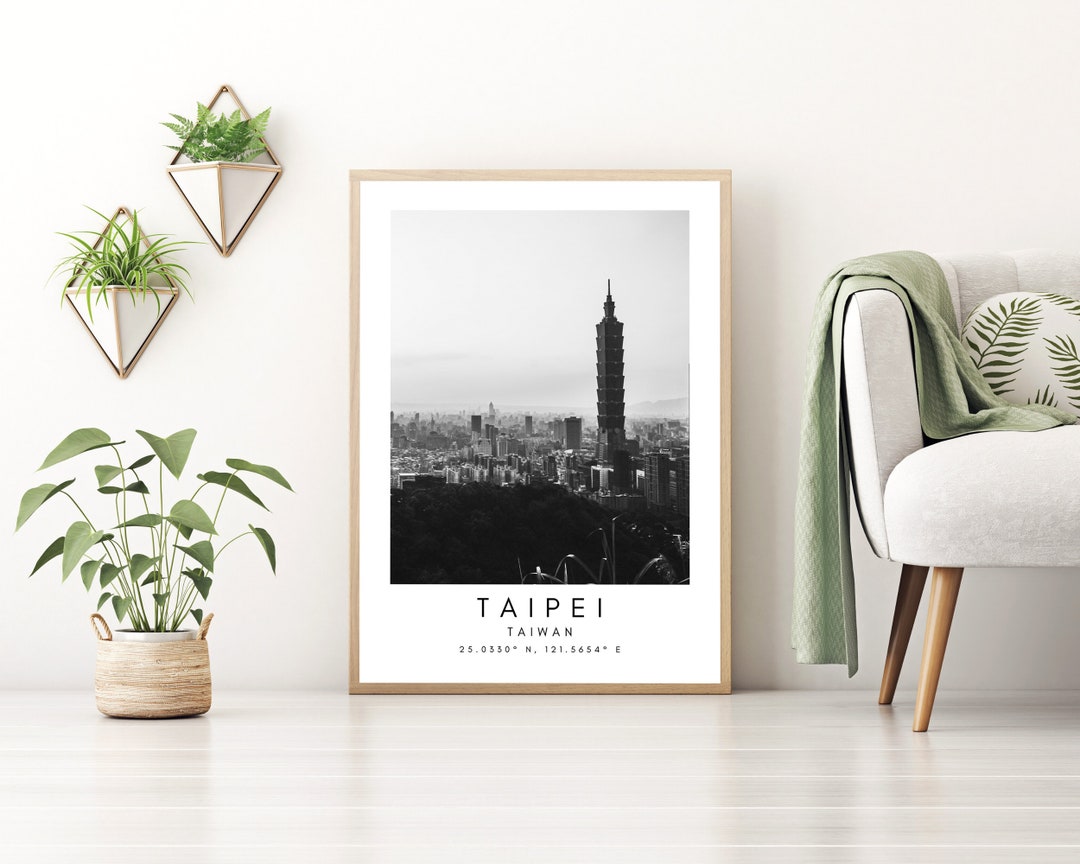 Taiwan Taipei Poster - Taiwan Wall Art Print - Taipei Wall Art Room ...