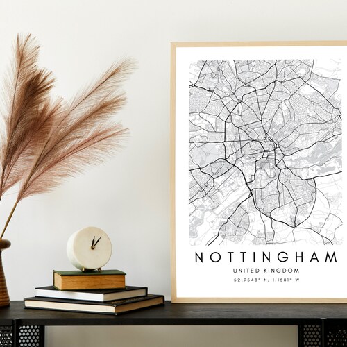 Nottingham Skyline Art Print - Etsy