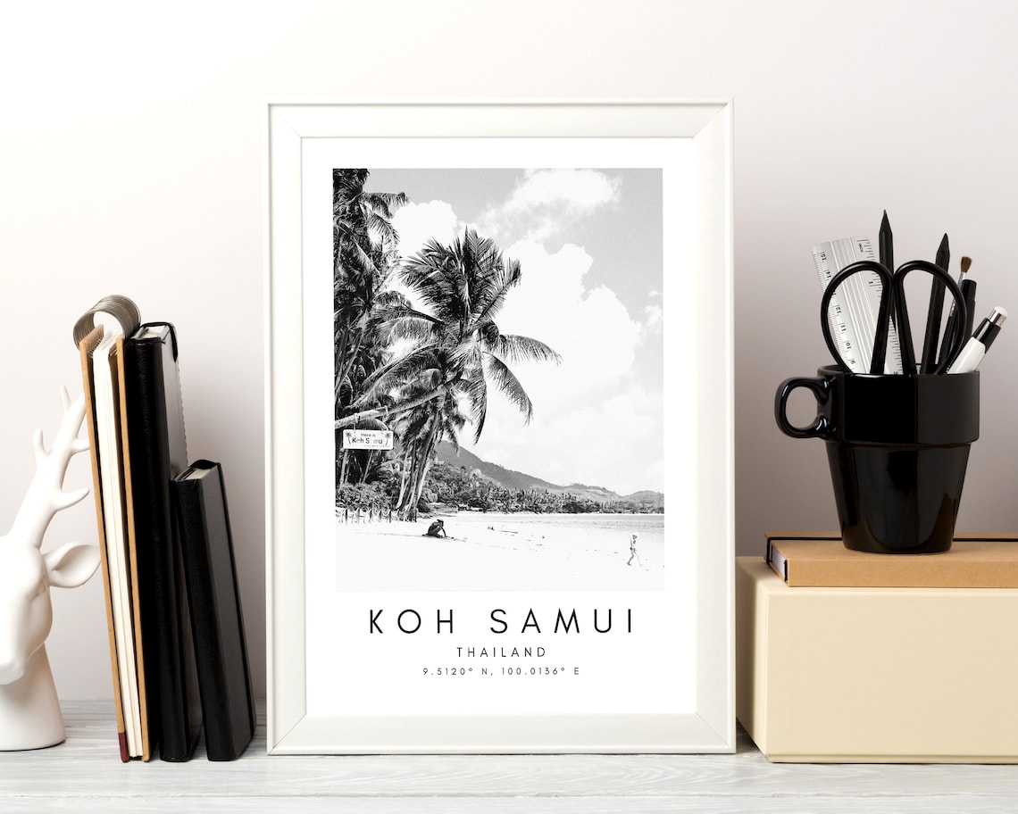 Koh Samui Printable Wall Art Ko Samui Prints Art Koh Samui | Etsy