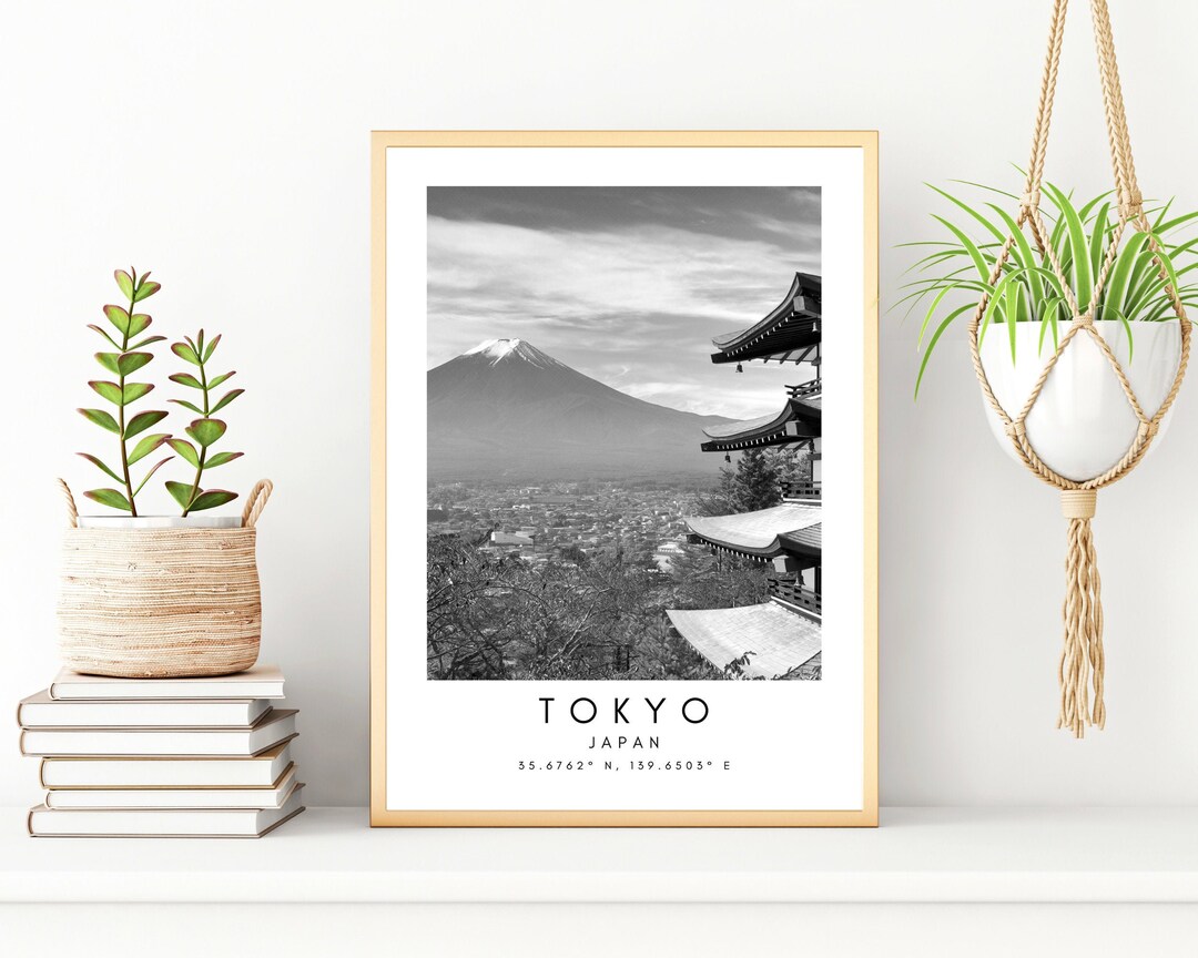 Tokyo Print, Tokyo Poster, Unique Wallart Decor, Tokyo Japan Skyline ...