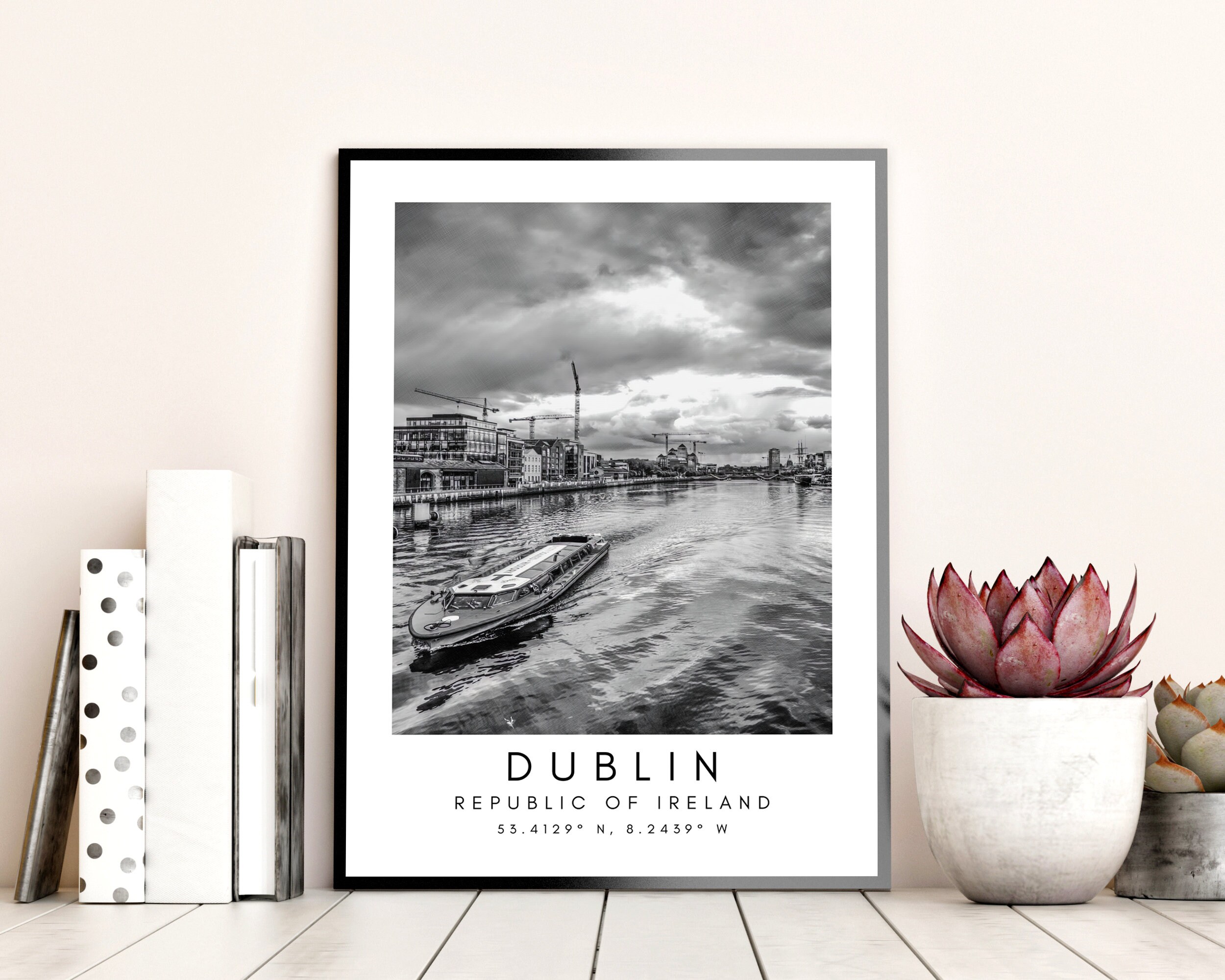 Dublin Wall Decor Art Dublin Art Print Dublin Ireland Art | Etsy