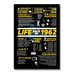 Life Back in 1962 Poster, 60th Birthday or Anniversary Gift, Remember ...