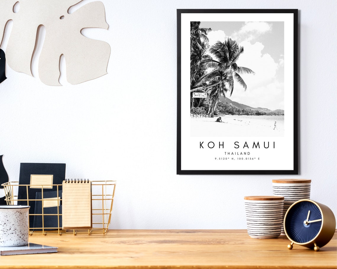 Koh Samui Printable Wall Art Ko Samui Prints Art Koh Samui | Etsy