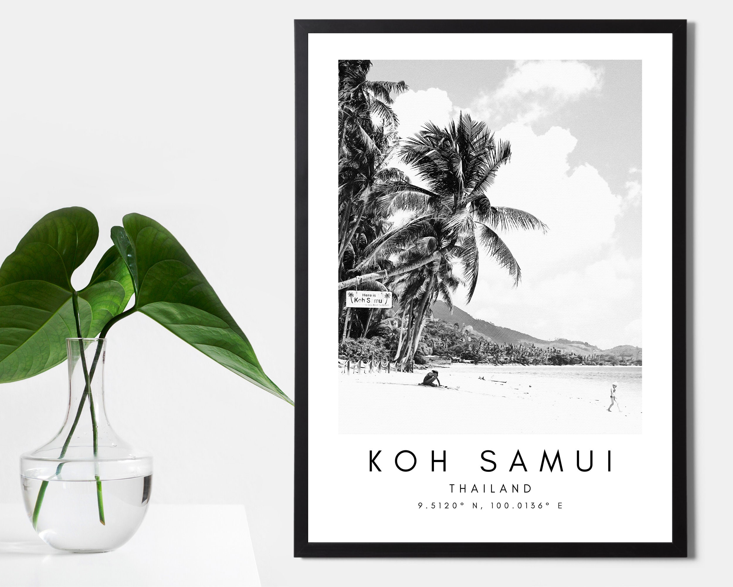 Koh Samui Printable Wall Art Ko Samui Prints Art Koh Samui | Etsy