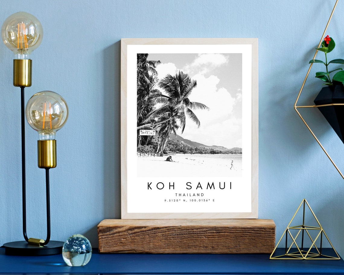 Koh Samui Printable Wall Art Ko Samui Prints Art Koh Samui | Etsy