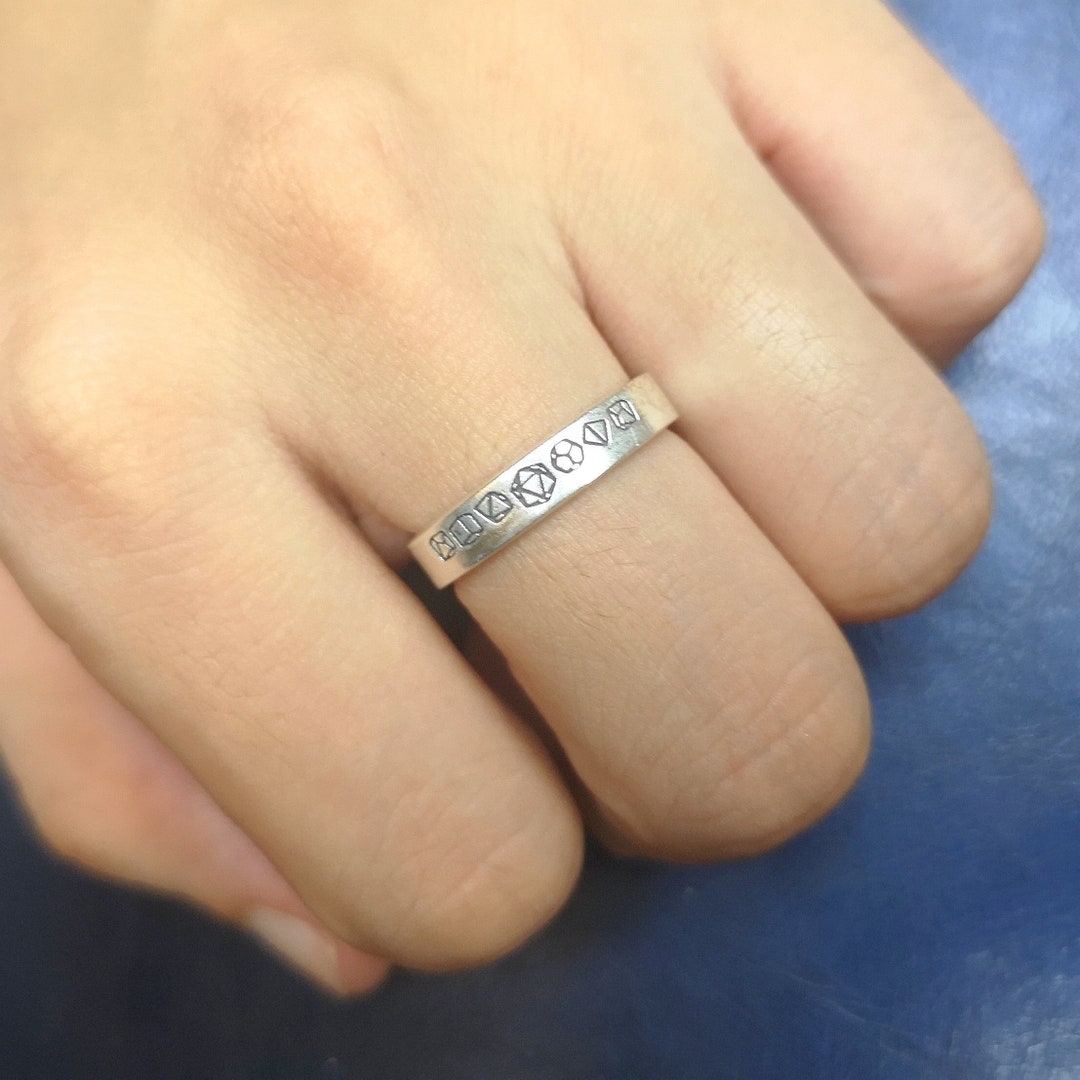 DND Dice Ring | Personalized Ring | Dungeons & Dragons | Custom Ring ...