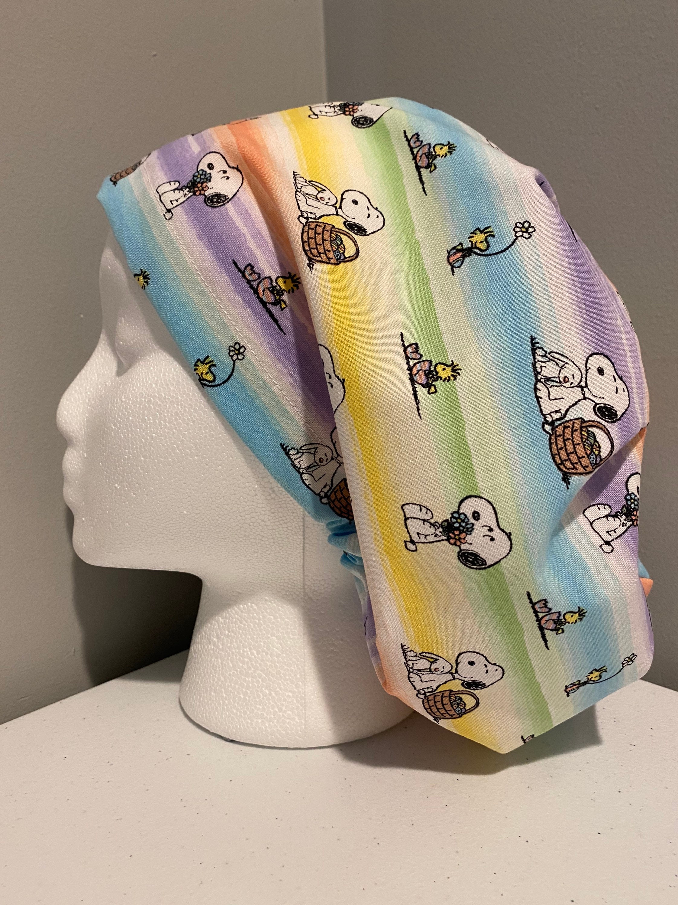 PEANUTS Easter Surgical Scrub Euro Hat Cap for Surgery Doctor - Etsy ...