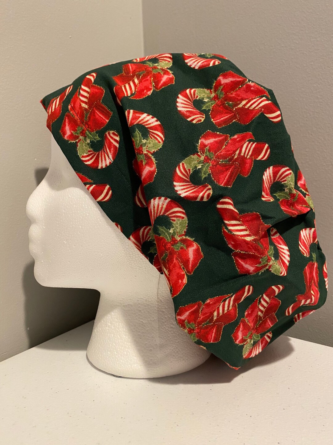 CANDY CANE Euro Style Surgical Scrub Hat Cap for Surgery - Etsy