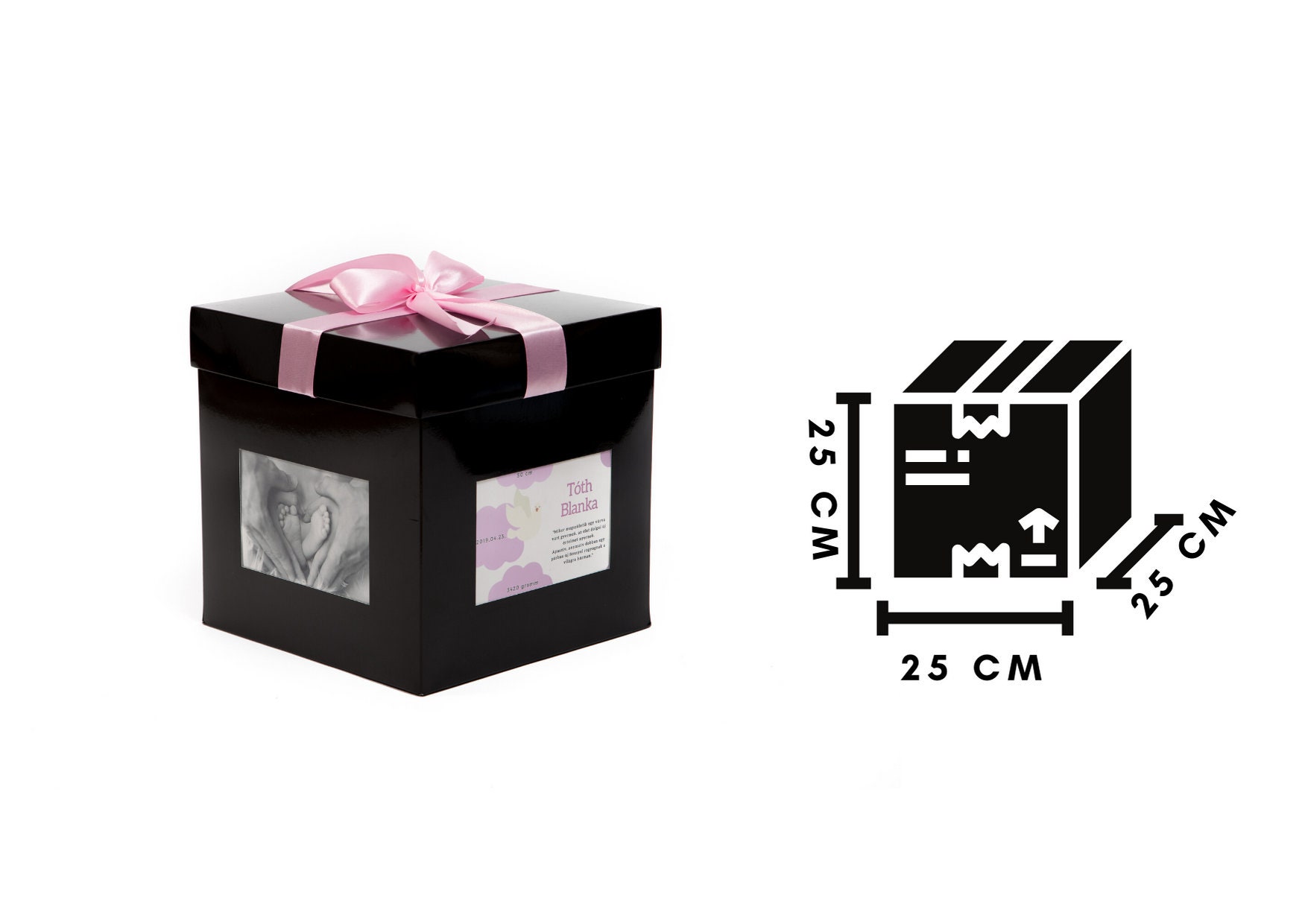 Baby Gift Box With Own Photo - Baby Shower Box- Baby Arrival Box - Etsy