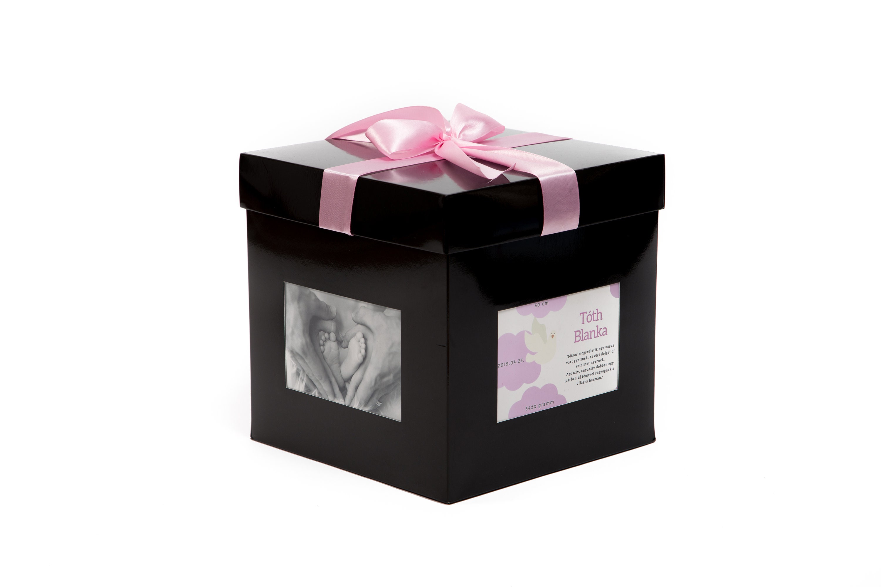 Baby Gift Box With Own Photo Baby Shower Box Baby Arrival Box - Etsy