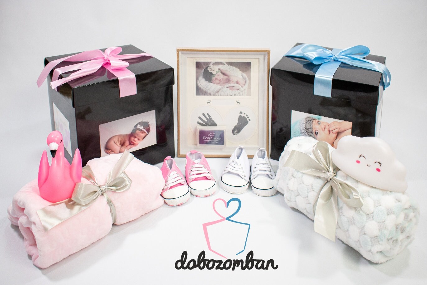 Baby Gift Box With Own Photo Baby Shower Box Baby Arrival Box - Etsy
