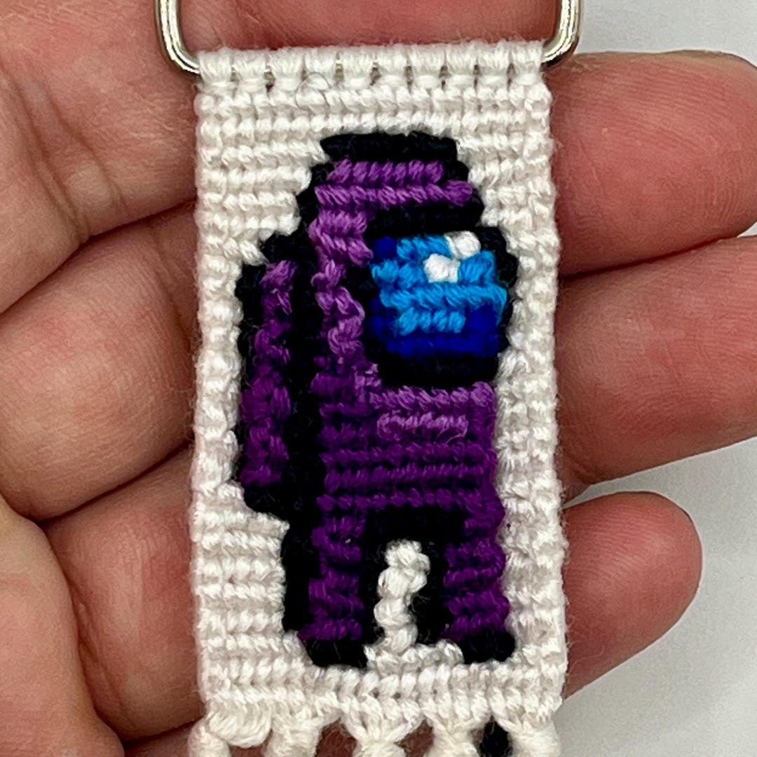 Space Sus Imposter Astronaut Guy Alien Friendship Bracelet Macrame ...