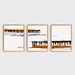 Set of 3 Piano Set Wall Art, Keyboard Poster, Terra Cotta Digital Art ...