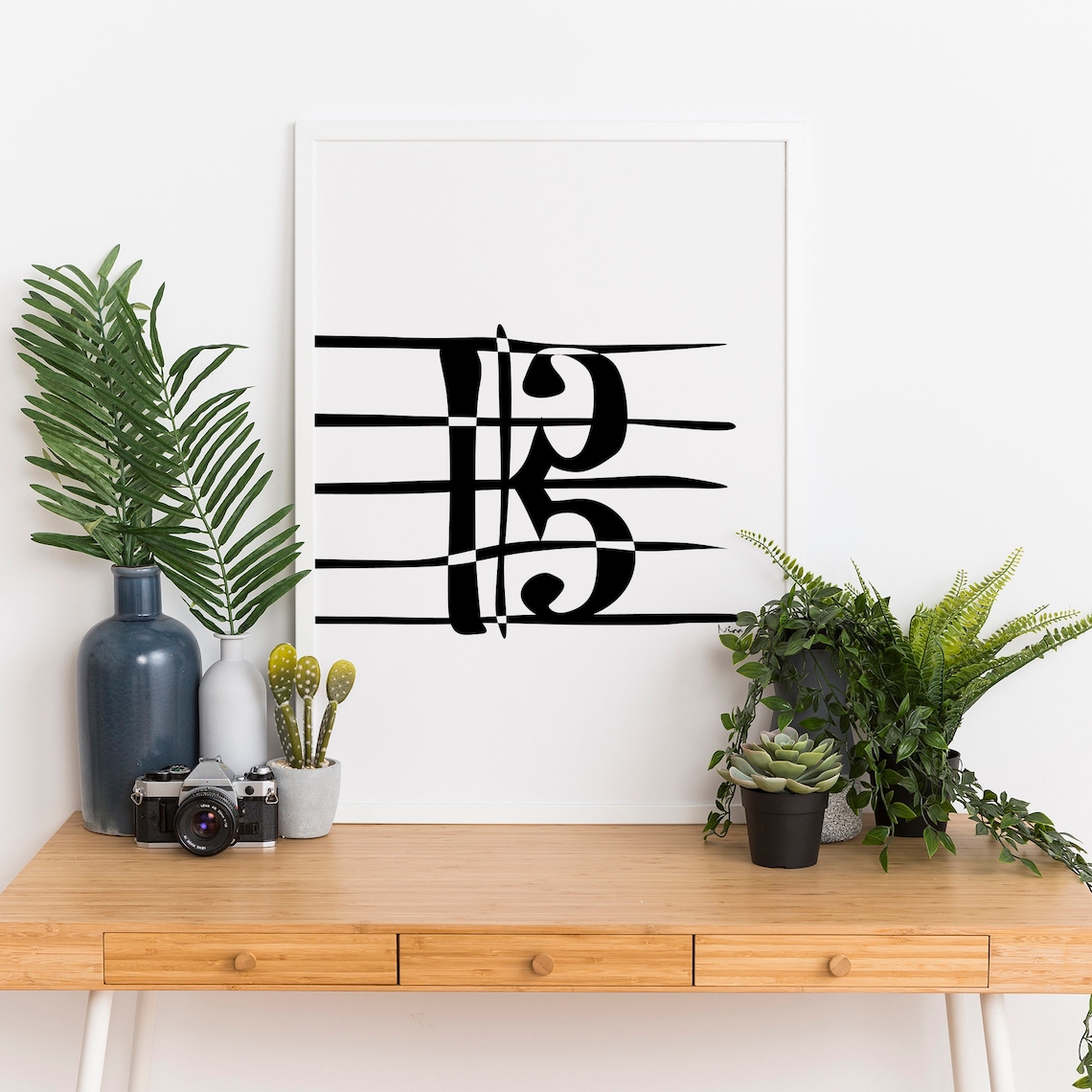 Alto Clef Wall Art Alto Clef Music Poster Alto Clef Print | Etsy
