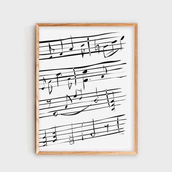 Music Note Poster - Etsy