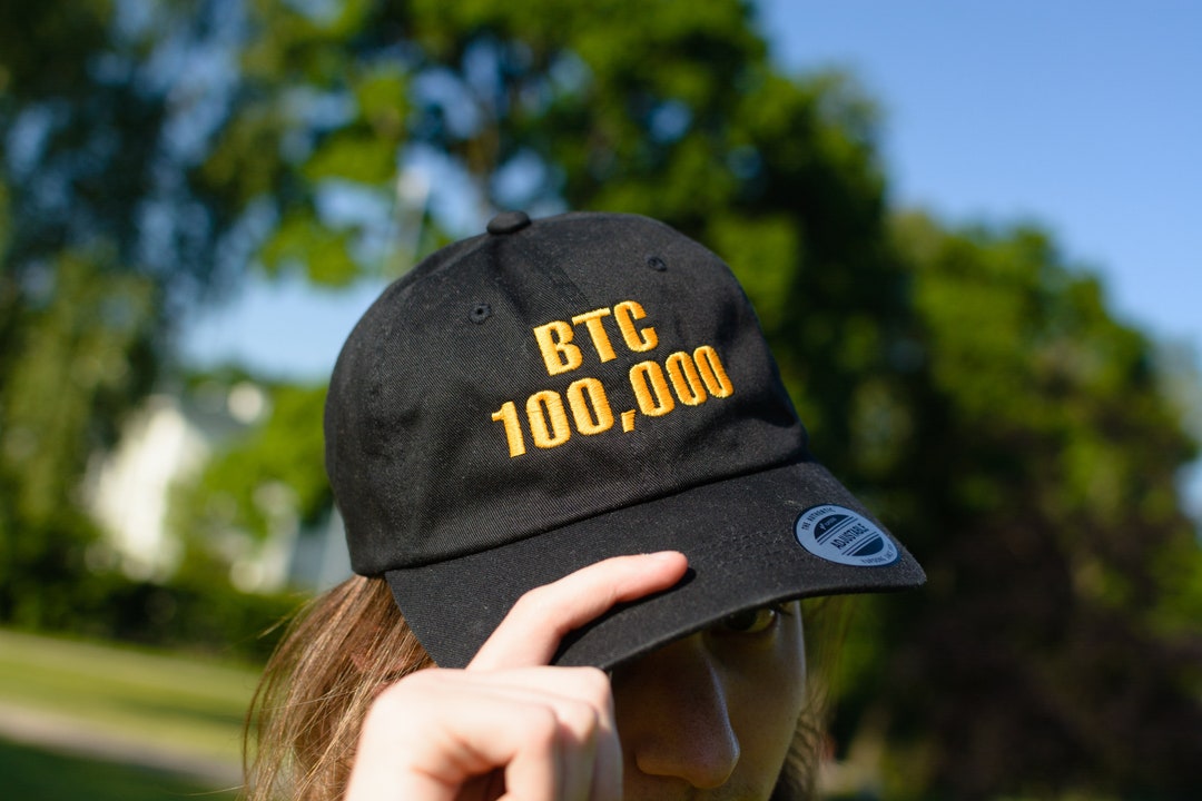 BTC 100,000/500,000 Bitcoin Hat Aka DOW 20,000 Hat - BTC Crypto ...