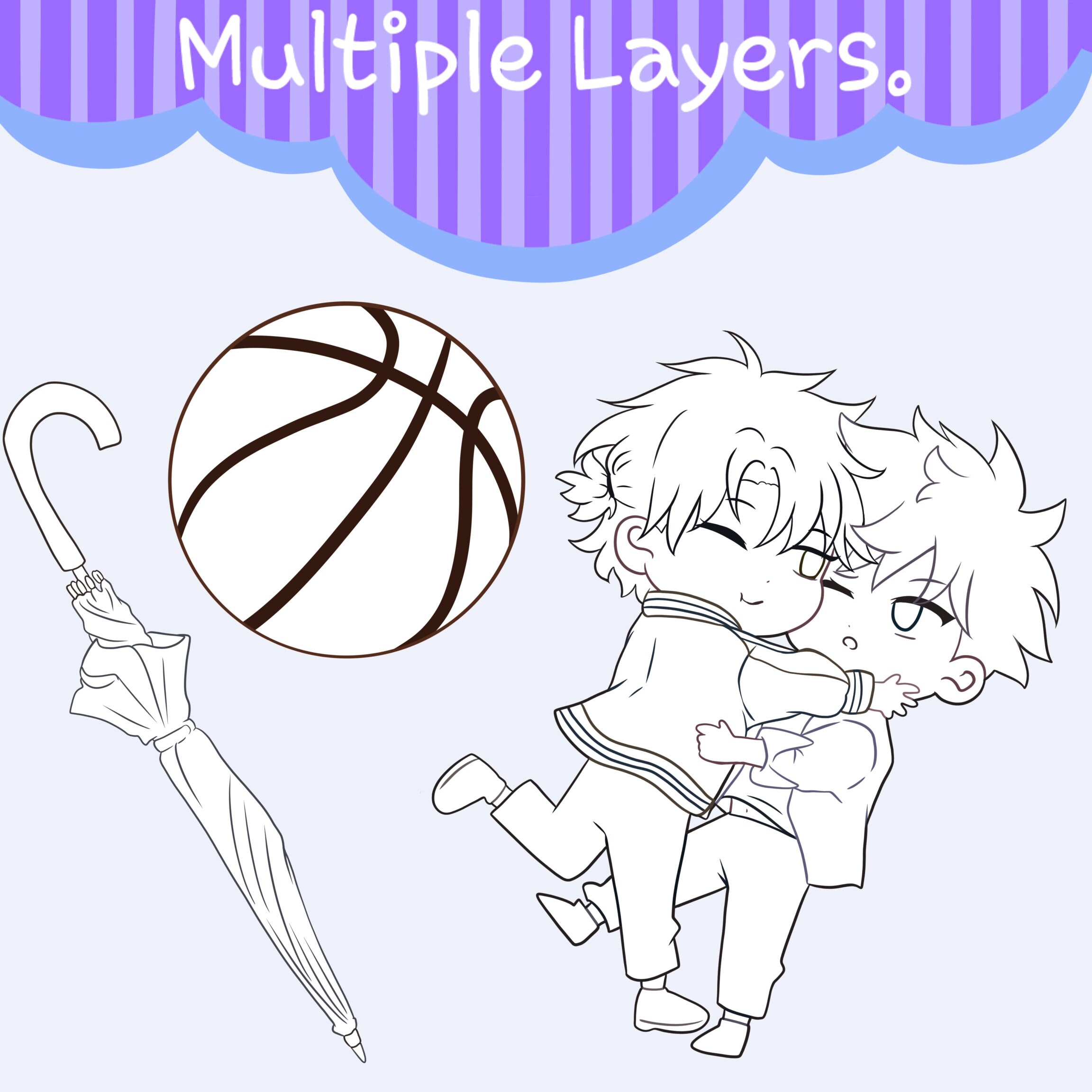 Link Click - Pack 001 - Chibis - Etsy