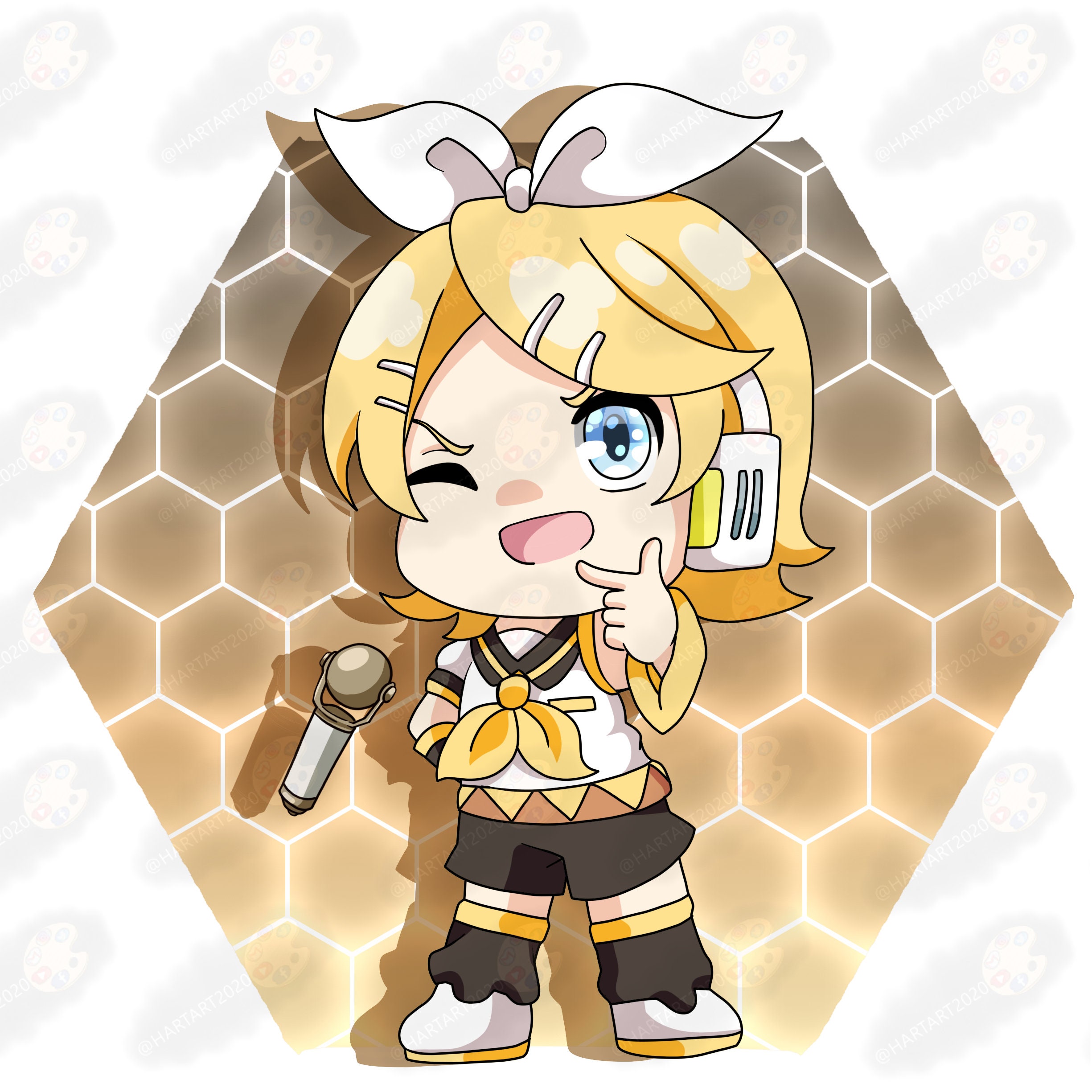 Vocaloid Hatsune Miku Pack 002 Chibis - Etsy