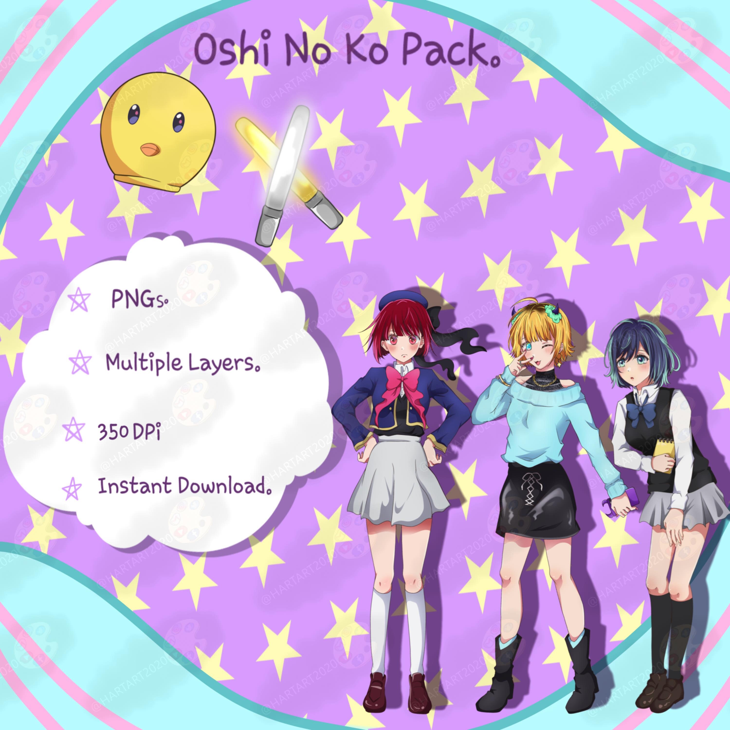 Anime & Chibi HQ Digital Pack - Etsy