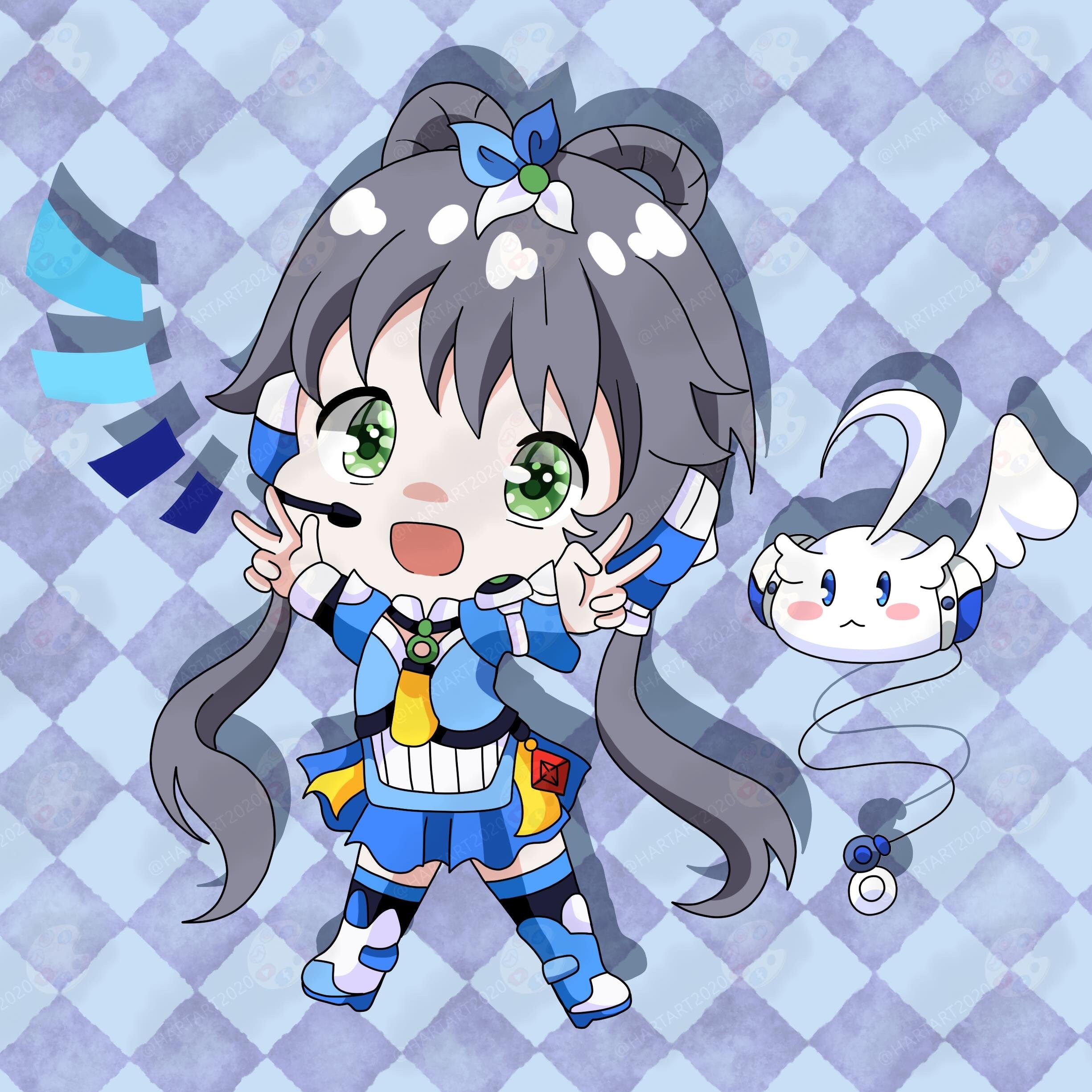 Vocaloid Hatsune Miku Pack 002 Chibis - Etsy