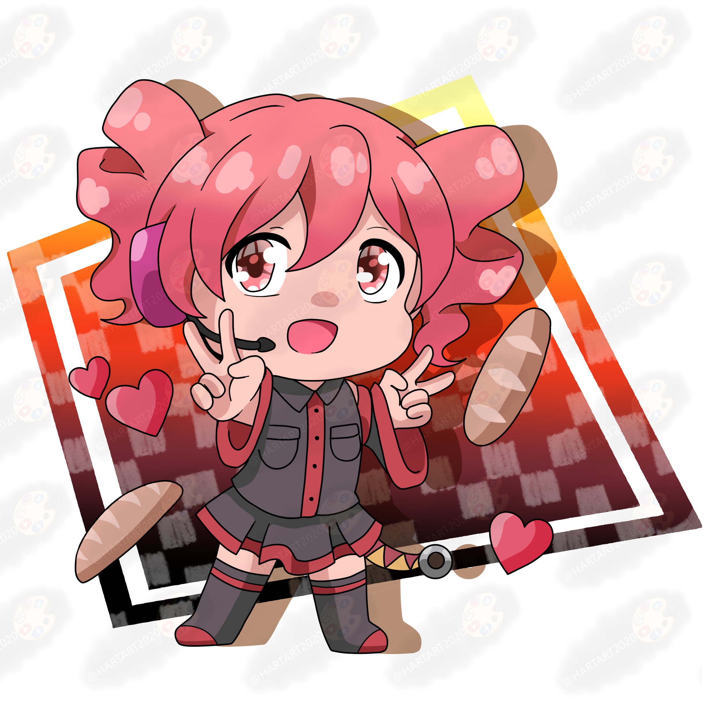 Vocaloid Hatsune Miku Pack 001 Chibis - Etsy