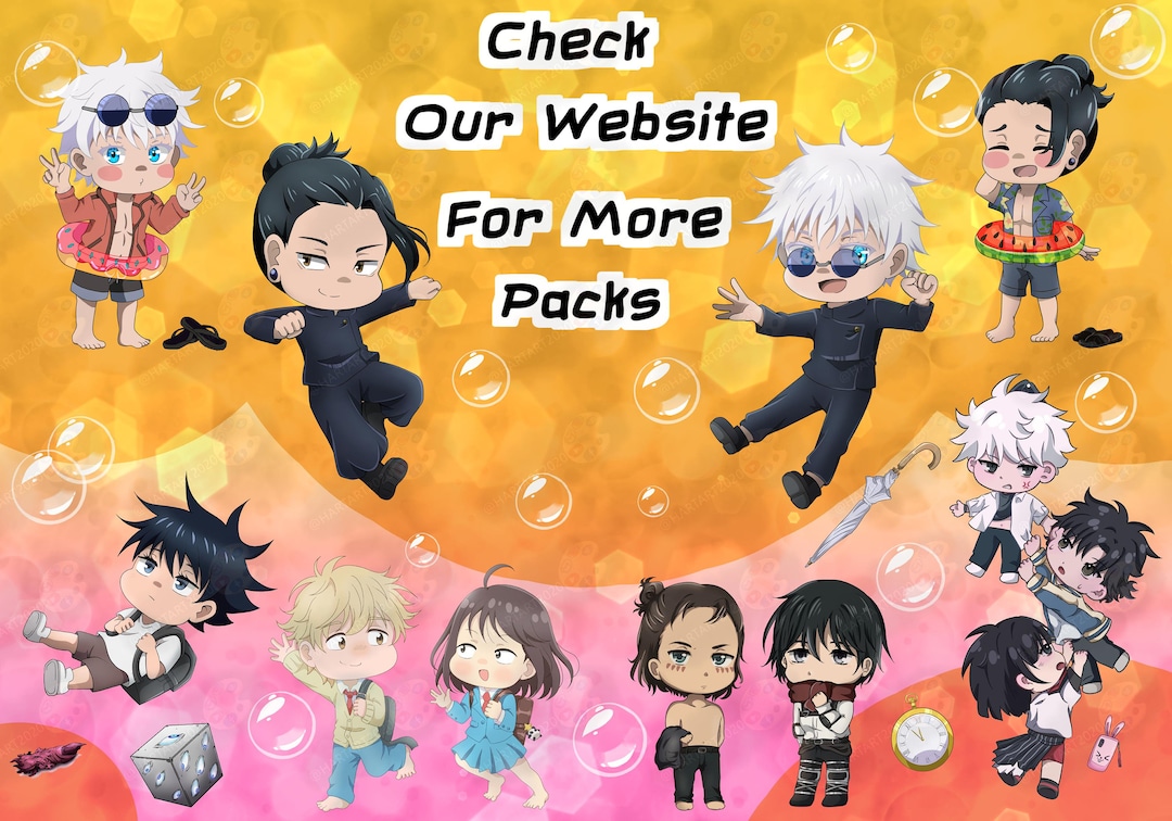 Anime & Chibi HQ Digital Pack - Etsy