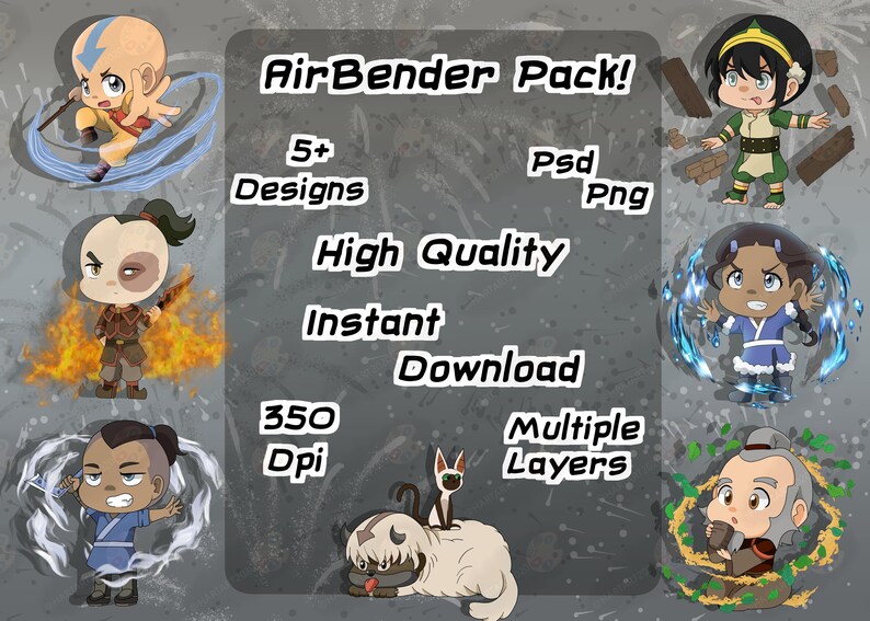 Anime & Chibi HQ Digital Pack - Etsy