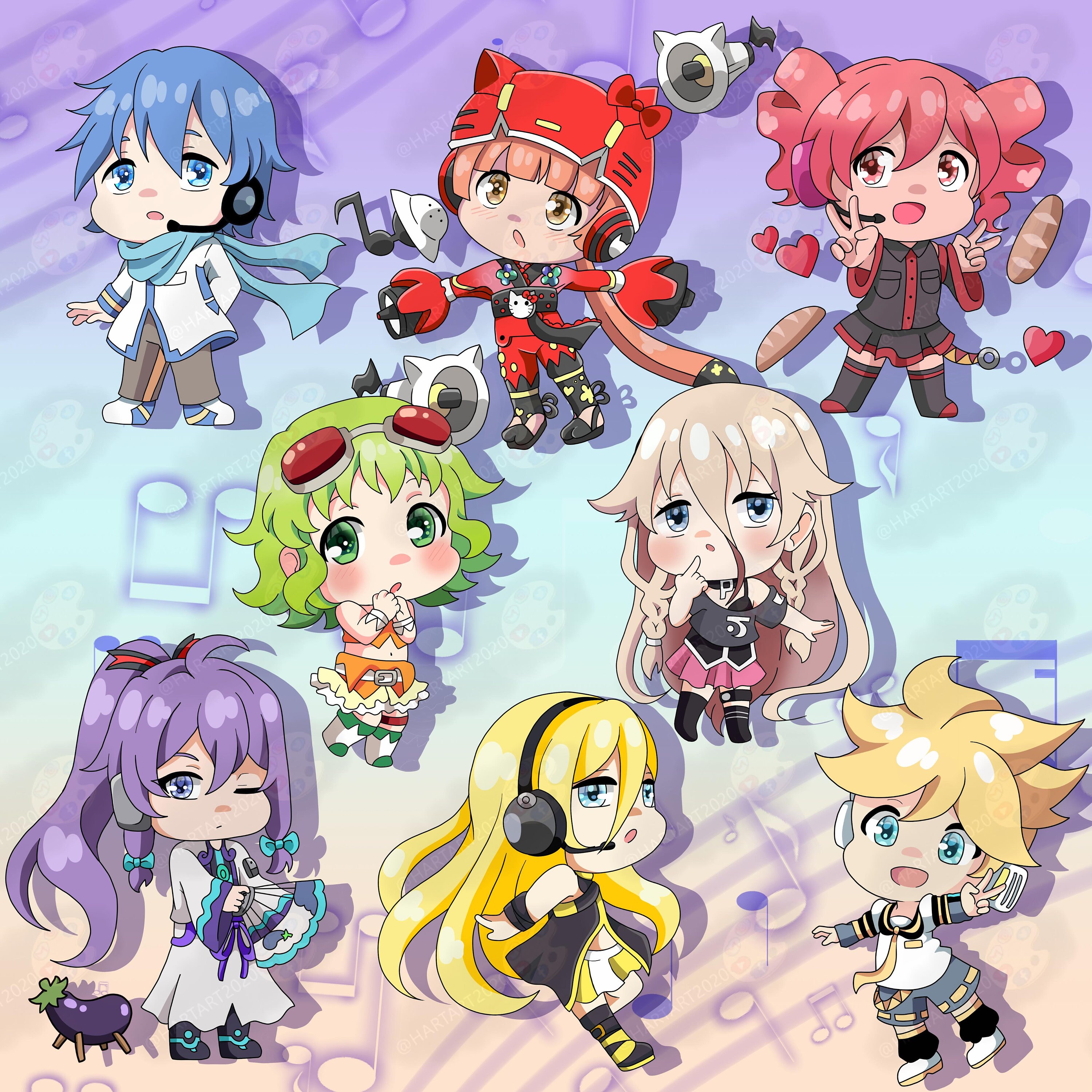 Anime & Chibi HQ Digital Pack - Etsy