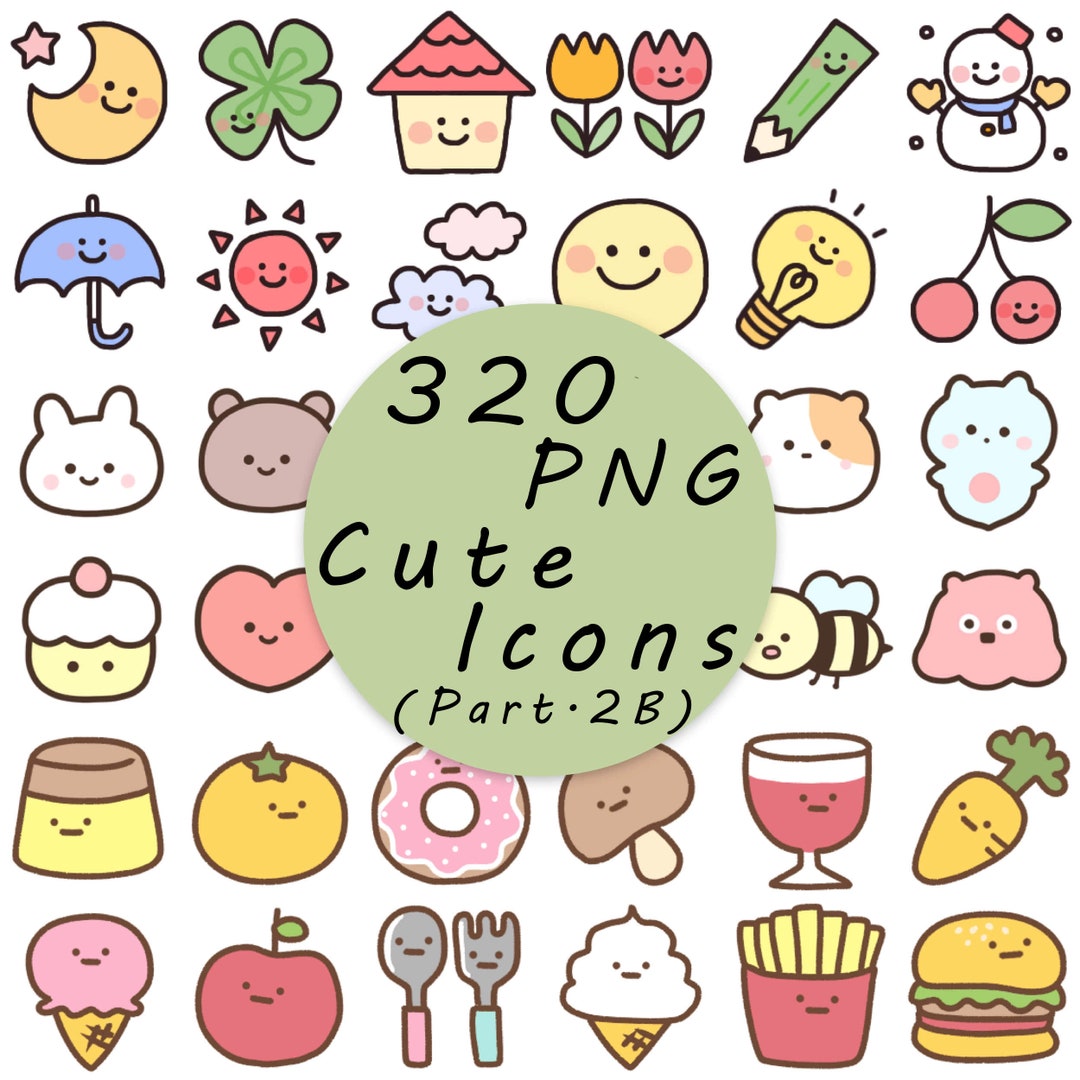 Digital Japanese Anime Cute Icon(part.2b) Clipart/sticker/goodnotes ...