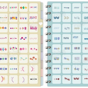 Digital Kawaii Seperation Line Clip Art/sticker/goodnotes/planner ...