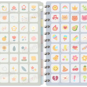 Digital Cute Softy Icons/emoji Cute Clip Art/sticker/goodnotes/planner ...