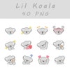 Digital Cute Softy Icons/emoji Cute Clip Art/sticker/goodnotes/planner ...