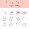 Digital Cute Softy Icons/emoji Cute Clip Art/sticker/goodnotes/planner ...