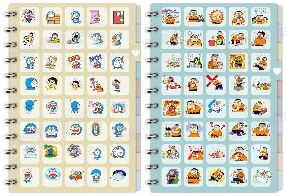 Digital Doraemon Character Clip Art/sticker/goodnotes/planner Material ...