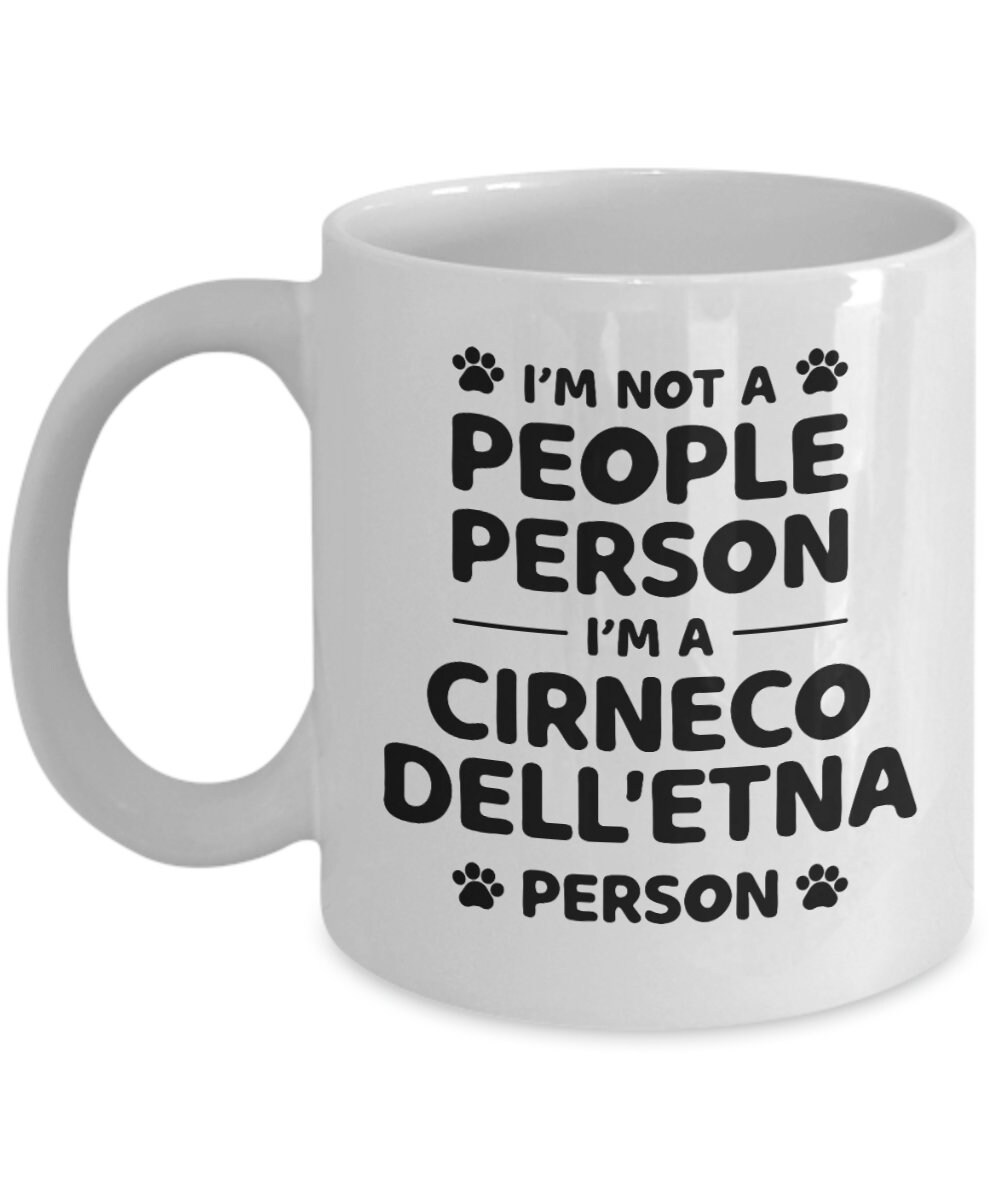 Cirneco Dell'etna Coffee Mug I'm Not A People Person | Etsy