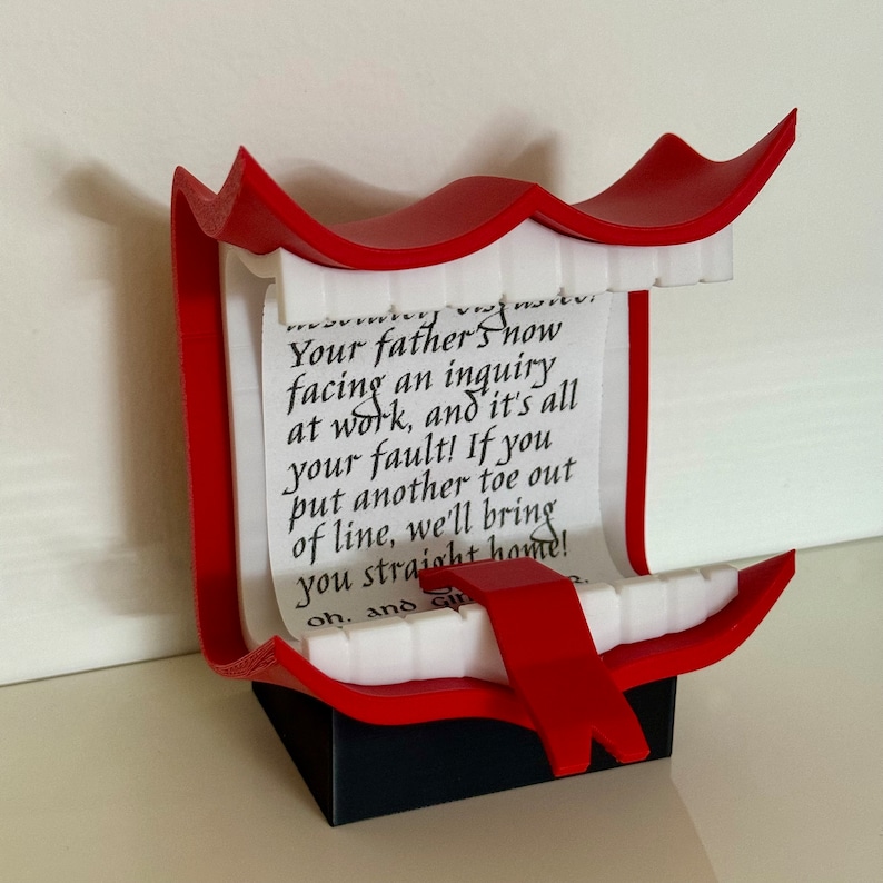 Howler Harry Potter 3D Weasley Magic World - Etsy Australia