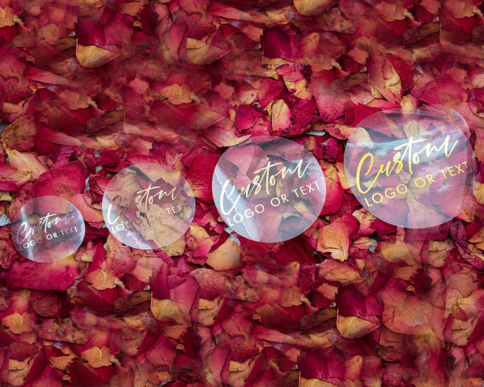 Custom See Through Labels Circular Transparent Labels Large - Etsy