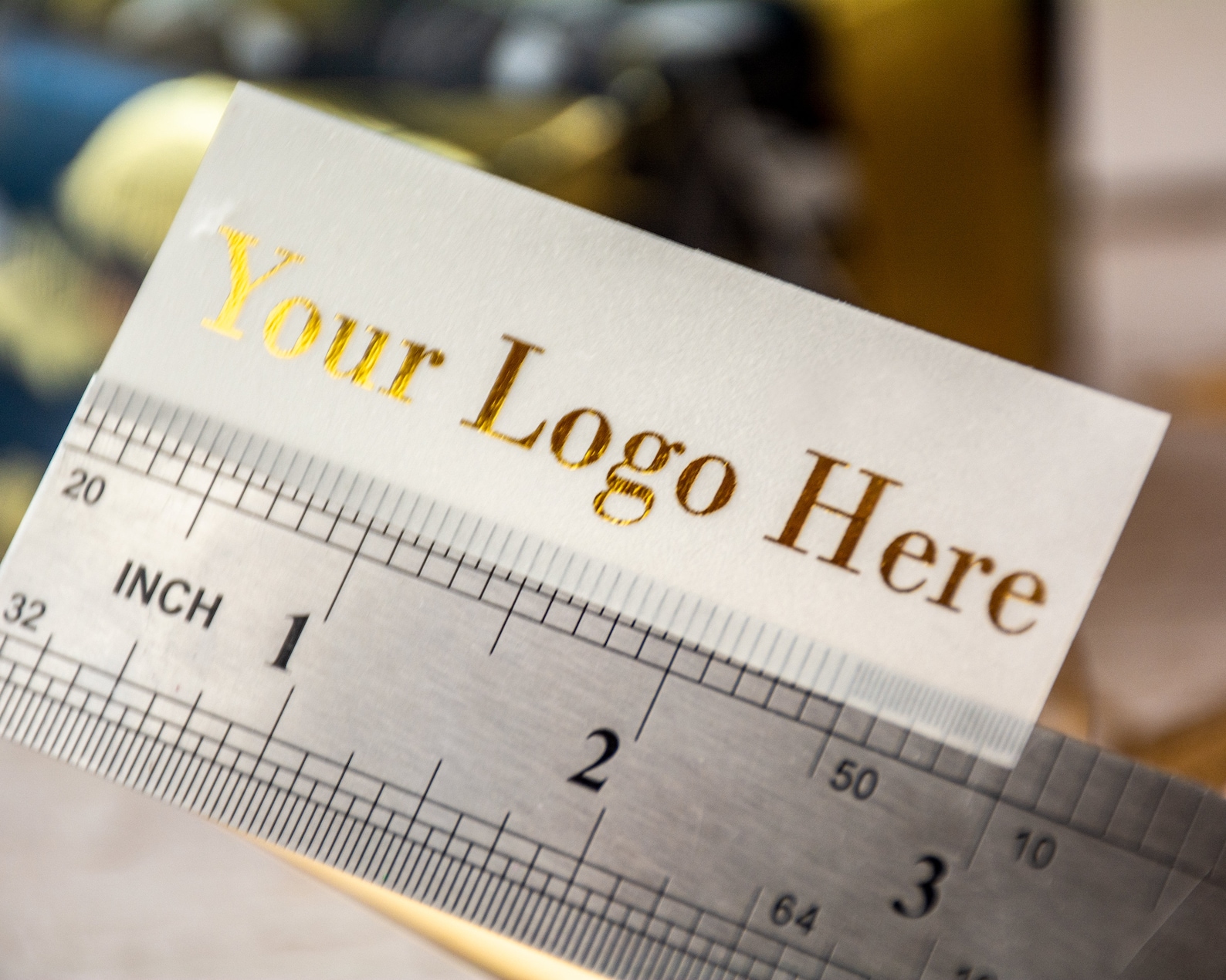 3x1 Inch Custom Foil Stickers, Personalized Logo Stickers, Real Foil ...