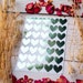 Shiny Pastel Green Heart Stickers for Wedding, Valentines Day Foil ...