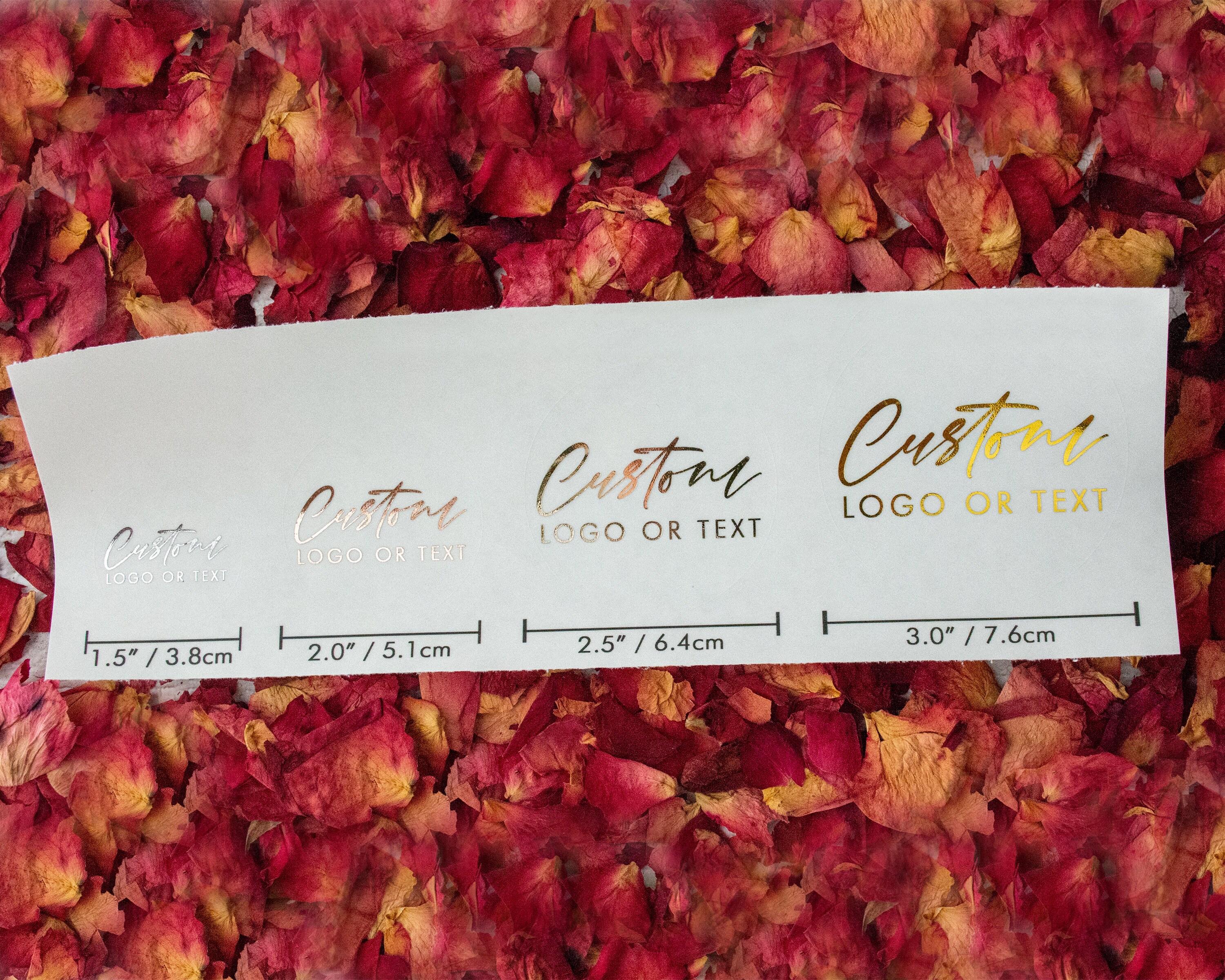 Custom See Through Labels, Circular Transparent Labels, Large Round ...