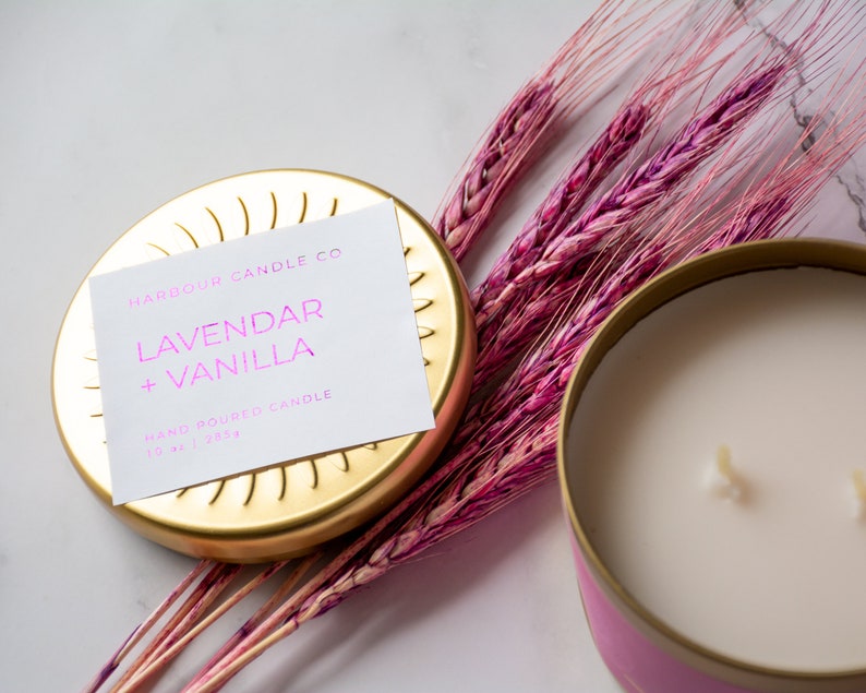 Small Business Foil Candle Labels Customized Candle Stickers - Etsy