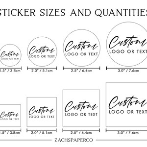 Custom See Through Labels, Circular Transparent Labels, Large Round ...