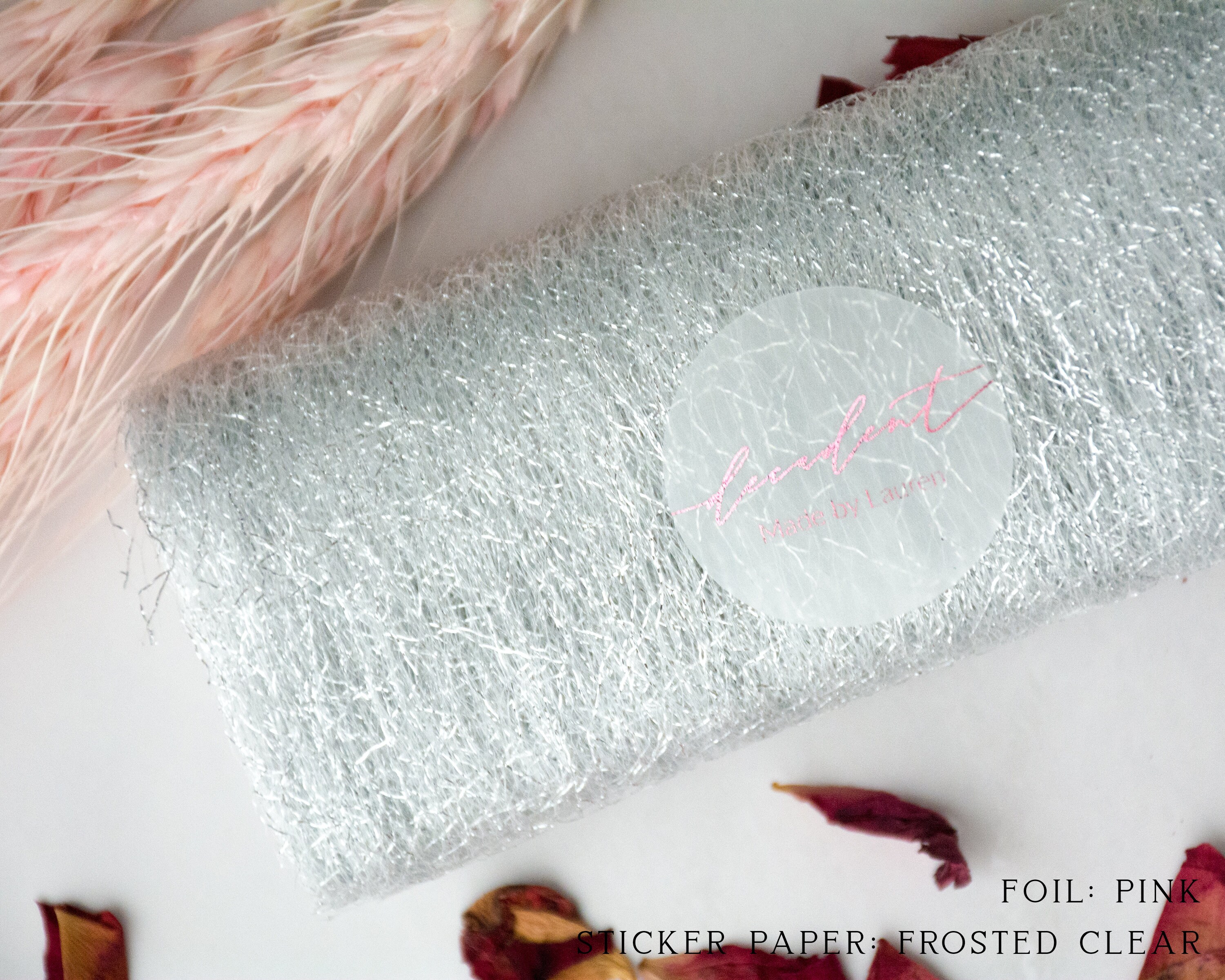 1.5 Inch Round Foil Packaging Stickers Foiled Logo Labels for | Etsy