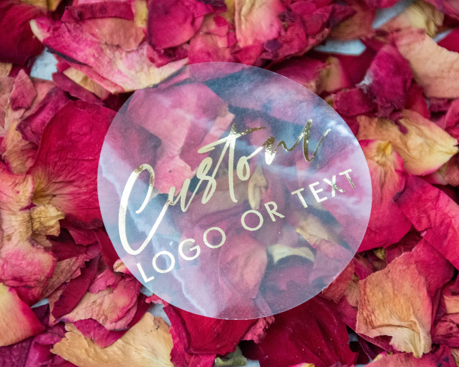 Custom See Through Labels Circular Transparent Labels Large - Etsy