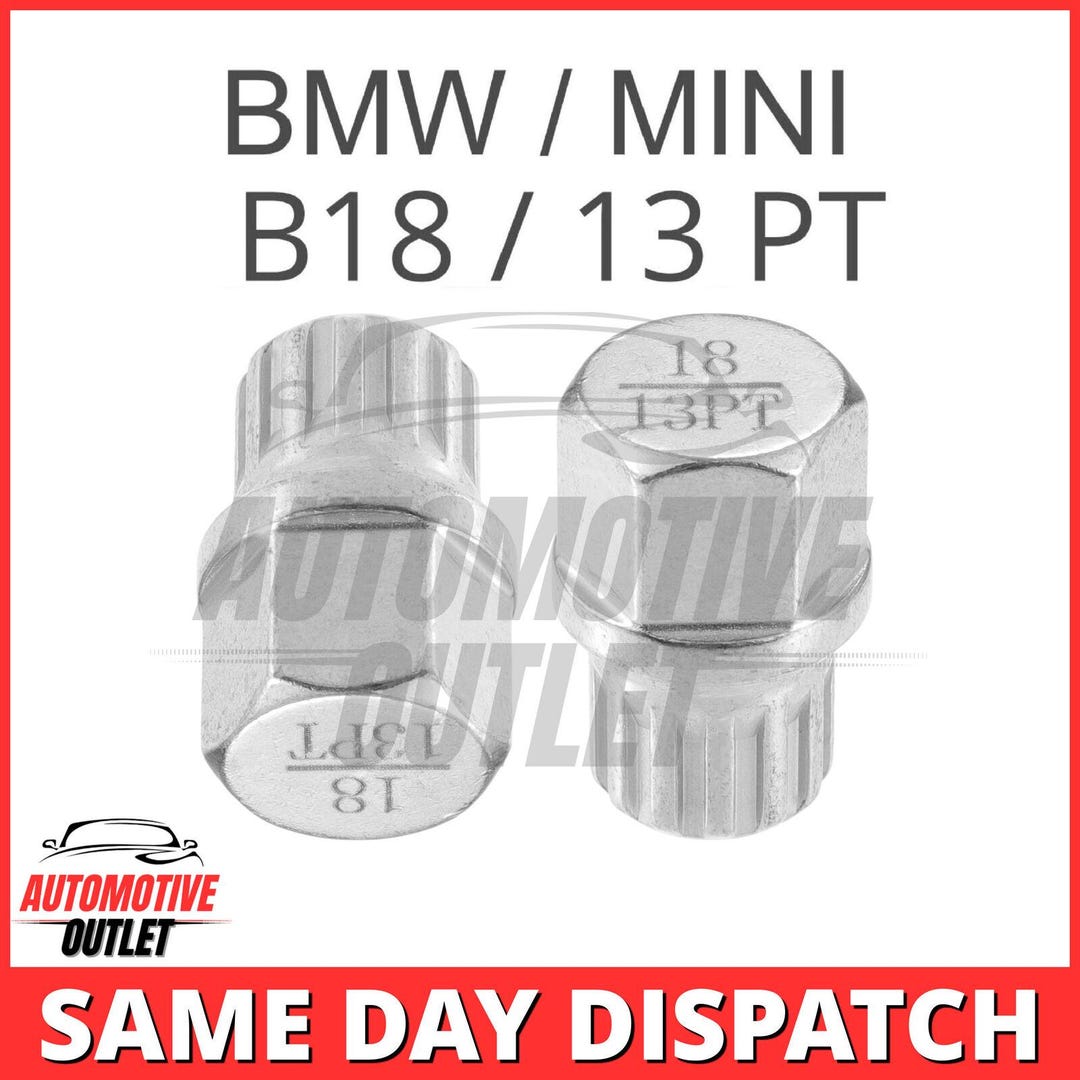 Locking Wheel Nut Security Key B18 / 13pt Spline Ribs for BMW Mini - Etsy