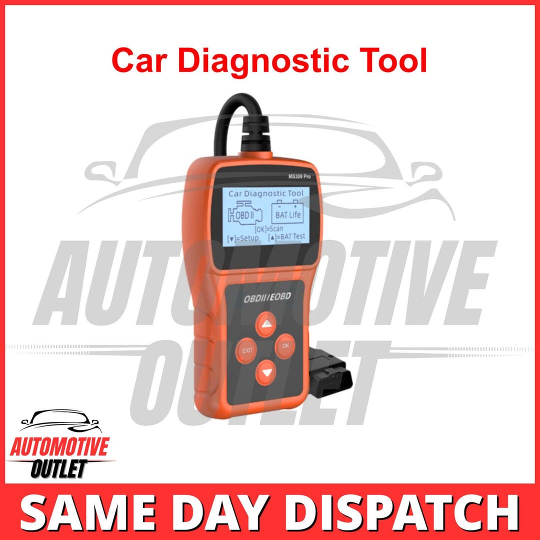 Car Scanner Obd Ms309 Pro Code Reader Diagnostic Tool Check Engine ...