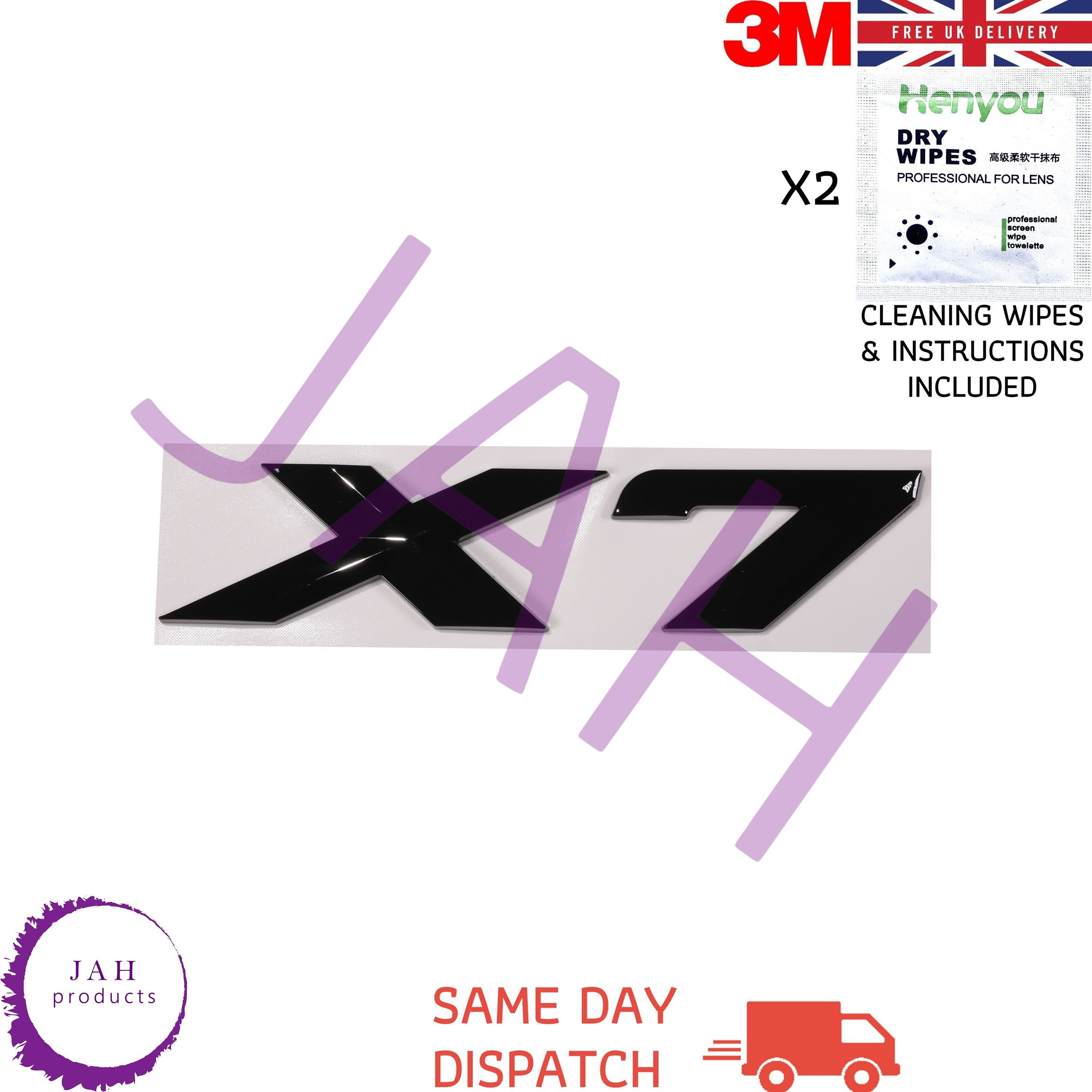 X7 Lettering Rear Boot Lid Trunk Badge Emblem for BMW XDRIVE Series ...