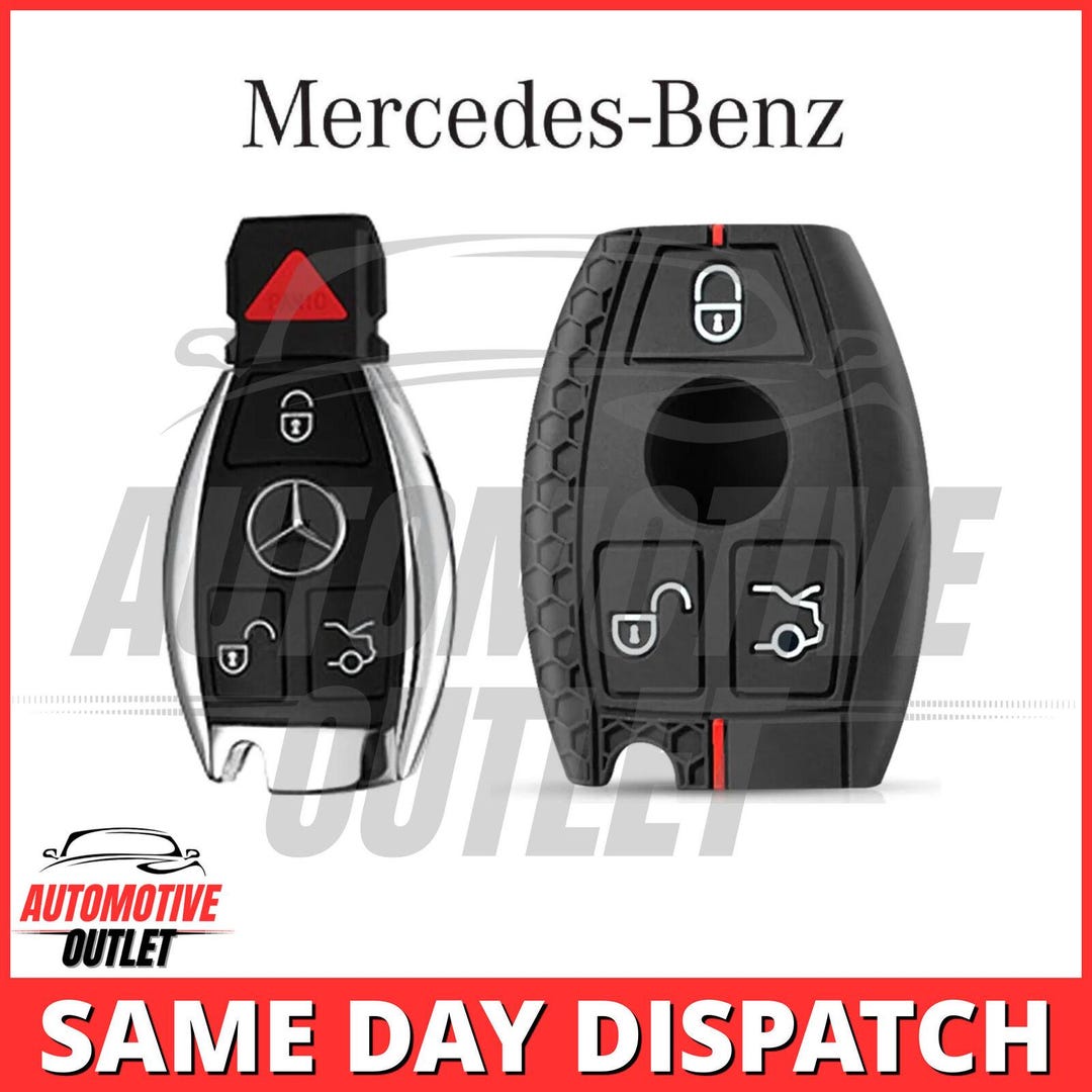 Silicone Car Key Fob Cover Case for MERCEDES Benz W204 W205 W212 W213 ...