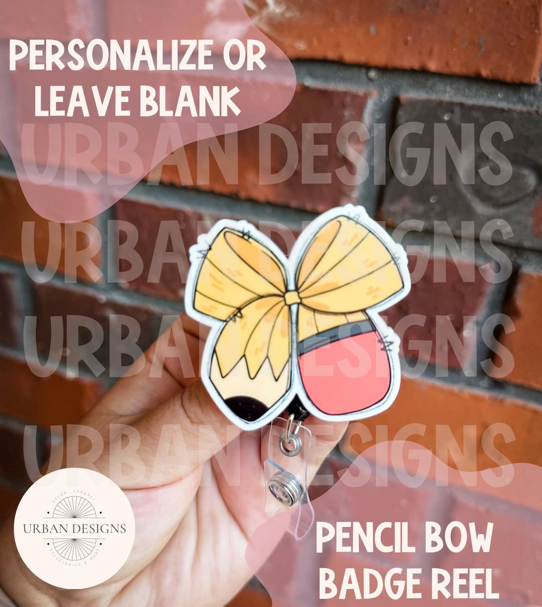 Teacher Bow Badge Reel, School Professional Badge Reel, Teacher Gifts ...